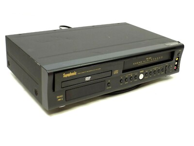 Symphonic WF802 VHS Player VCR DVD CD Player Combo No Remote | eBay