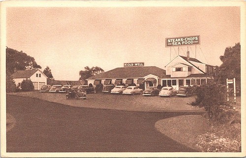 Photo Post Card Simsbury CT The Old Well Seafood Restaurant 1950s | eBay