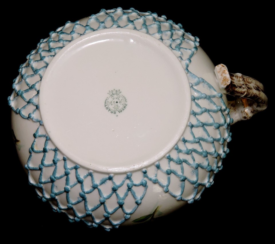 Porcelain Cider PITCHER, KTK, Lotus Ware, Knowles Taylor & Knowles ...