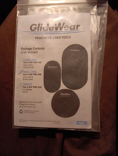 Easy to Use Small Leg Prosthetic Liner Patch for Lower Limb Amputees (2 ...