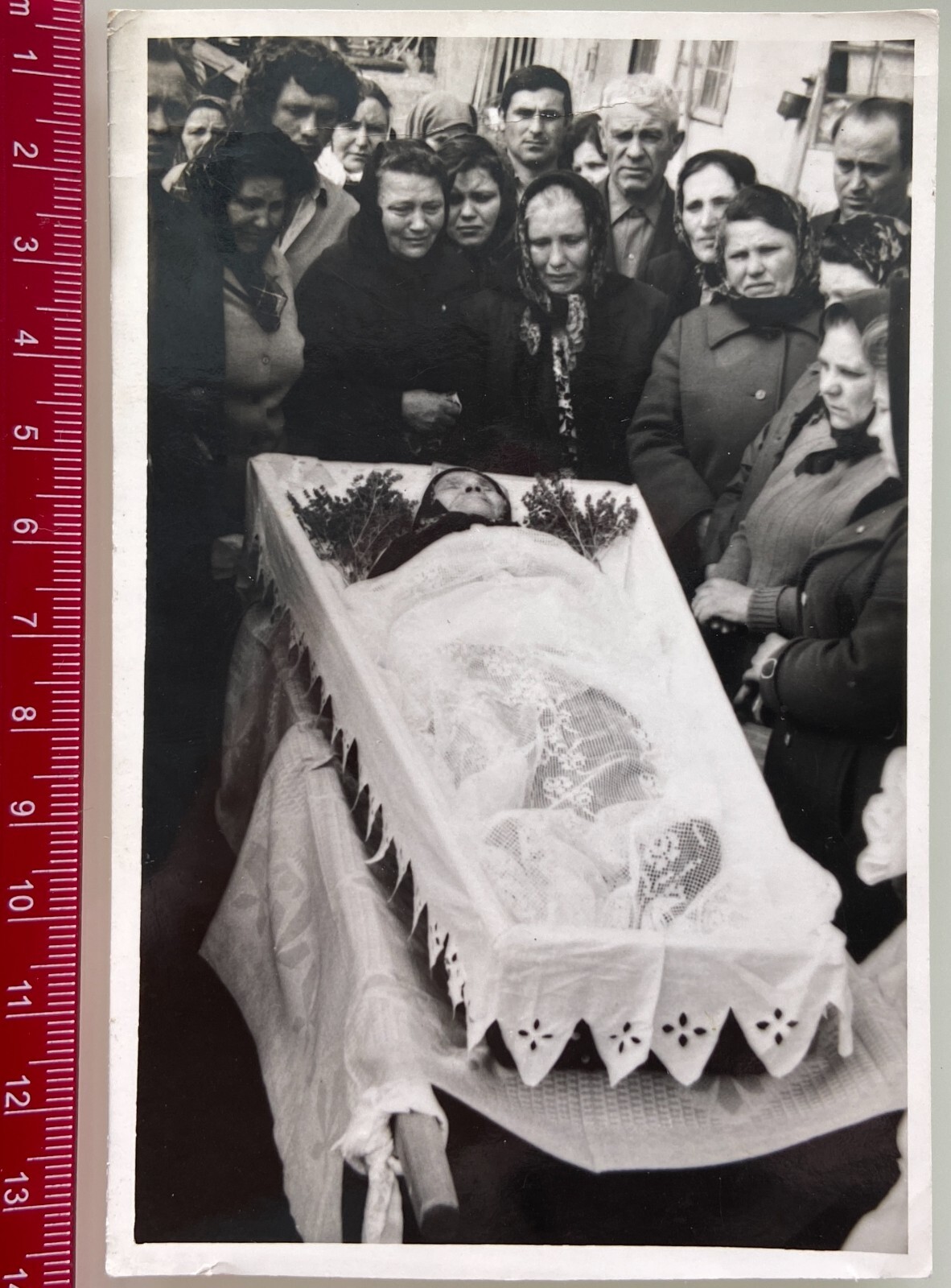 1950s Dead Woman in Open Coffin Funeral Corpse HORROR Post Mortem ...