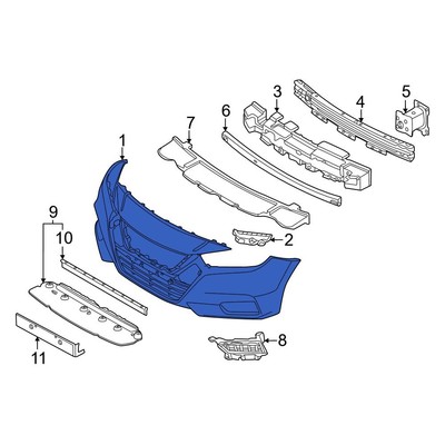 For Nissan Versa 2023-2025 Nissan 620226EM0J Front Bumper Cover | eBay