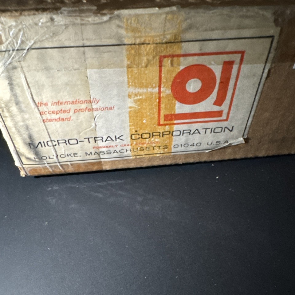 Micro-Trak 303 Stereo Tonearm RCA Jacks Box + & Rare Shure M44C ...