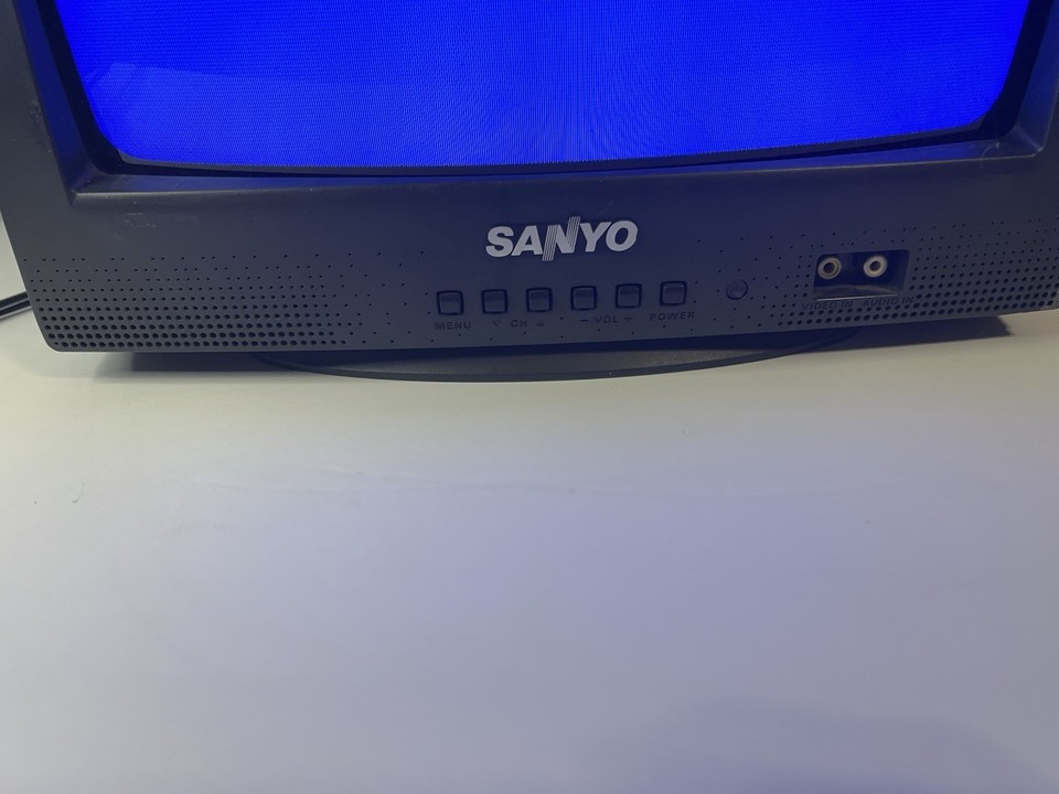 Vintage, Sanyo, DS13710, CRT Tube TV, Gaming, Retro Television Tested ...