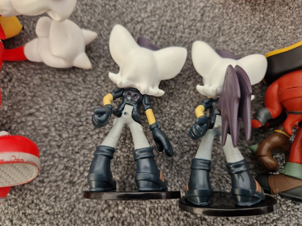 Sonic The Hedgehog Figures Mecha Rebel Rouge Jakks & Prime & Shadow ...