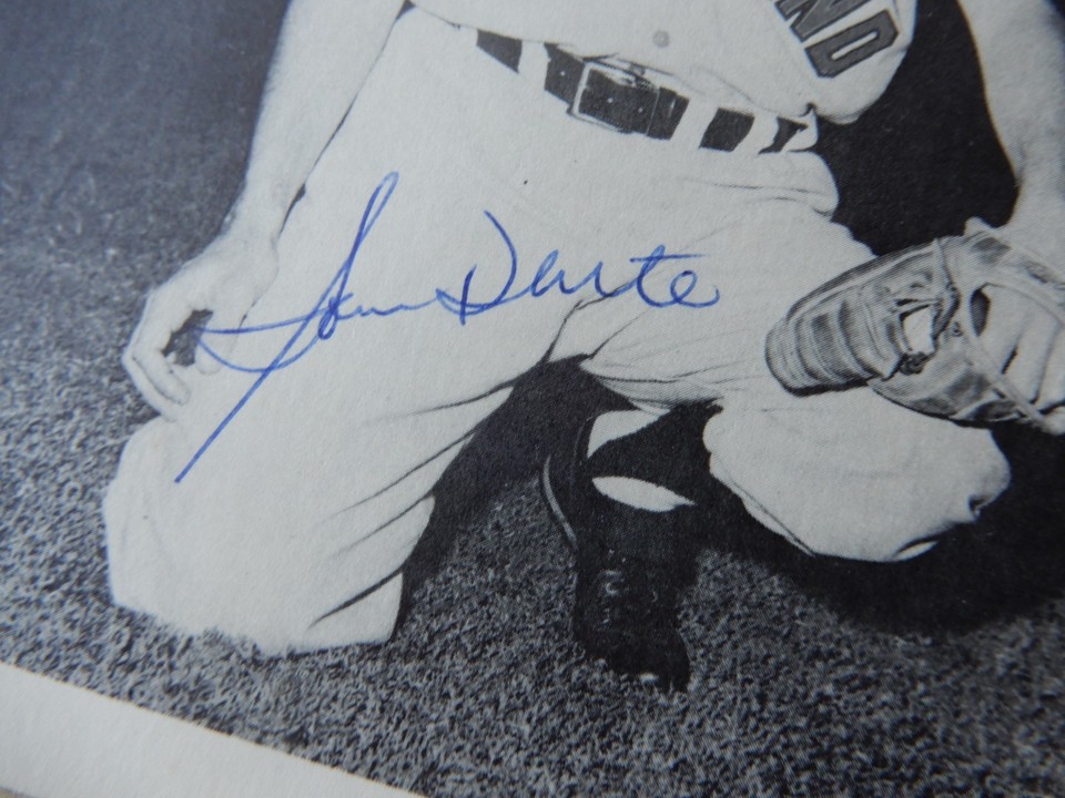 Sam Dente Autographed 5" X 6" Photograph | eBay