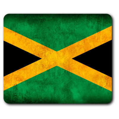 Computer Mouse Mat - Rustic Jamaica Flag Office Gift #14366 | eBay UK
