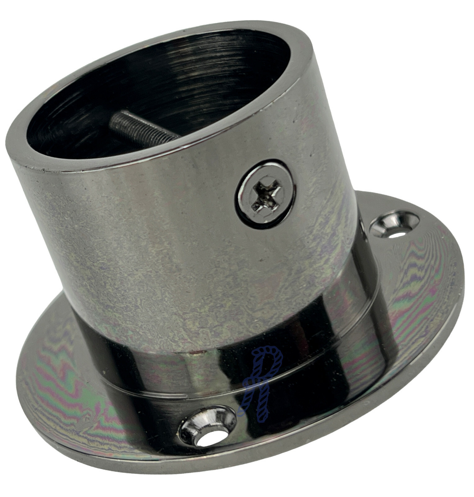 Gun Metal Black Decking Rope Cup End Ends Garden Outdoor Fence Fixing ...