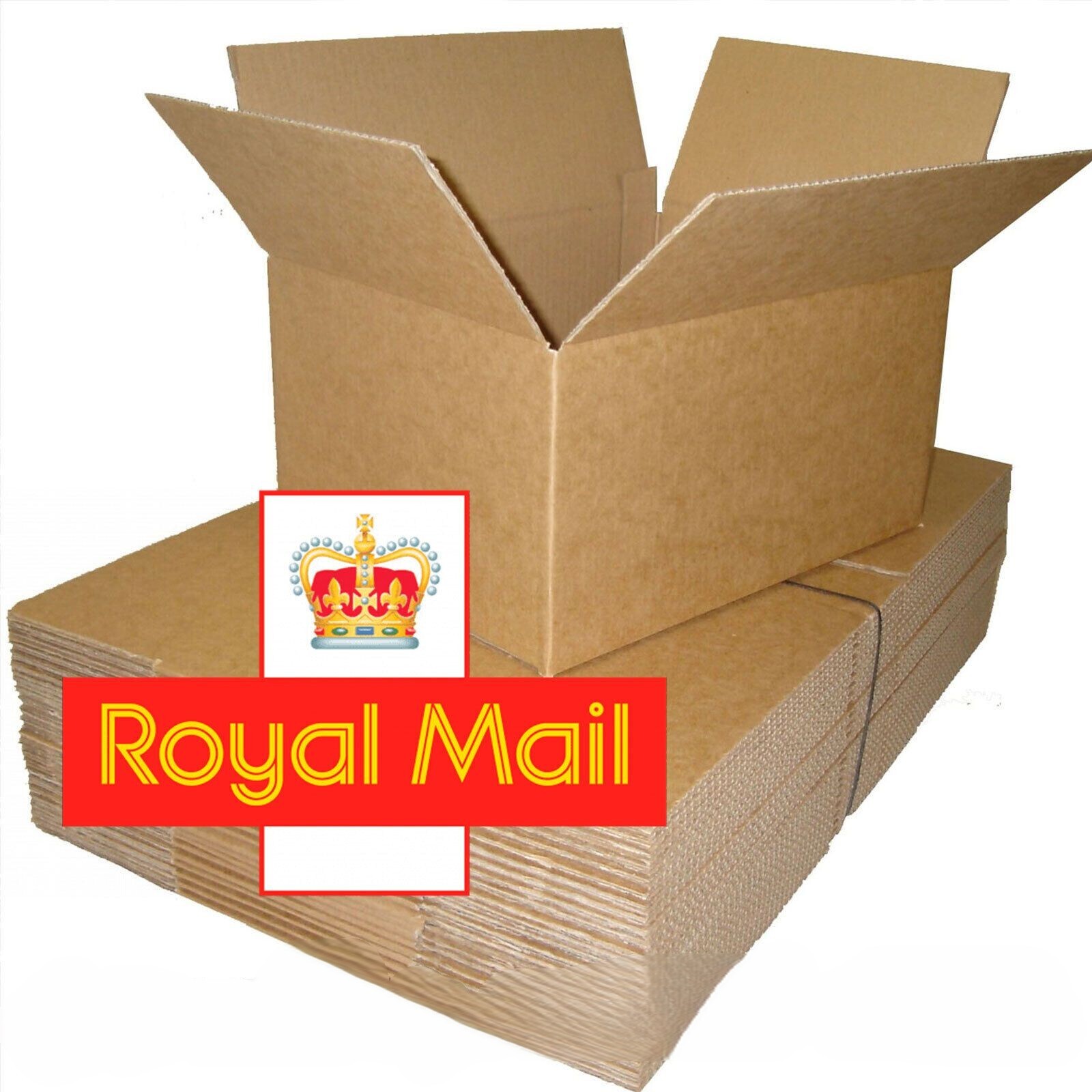 SELECTION OF ROYAL MAIL SMALL LARGE PARCEL SIZE POSTAL CARDBOARD BOXES ...