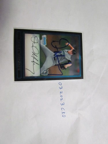 2009 Bowman Chrome Daniel Mahoney signed Baseball card | eBay
