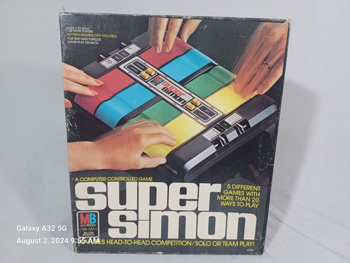 Vintage Milton Bradley Super Simon Electronic Memory Game 1979 | eBay