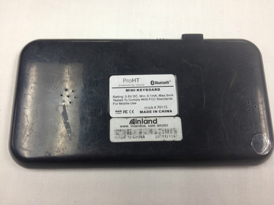 Inland ProHT Mini Keyboard Bluetooth Tablet/Phone Accessory USB | eBay