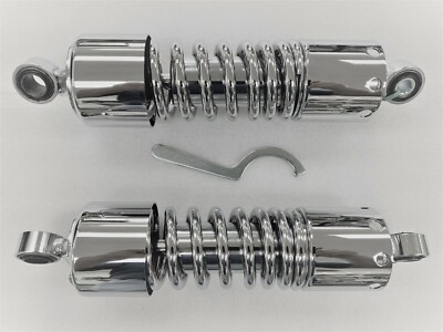 Honda GL1500 Valkyrie Heavy Duty Short Chrome Bobber Shocks 11.5" | eBay