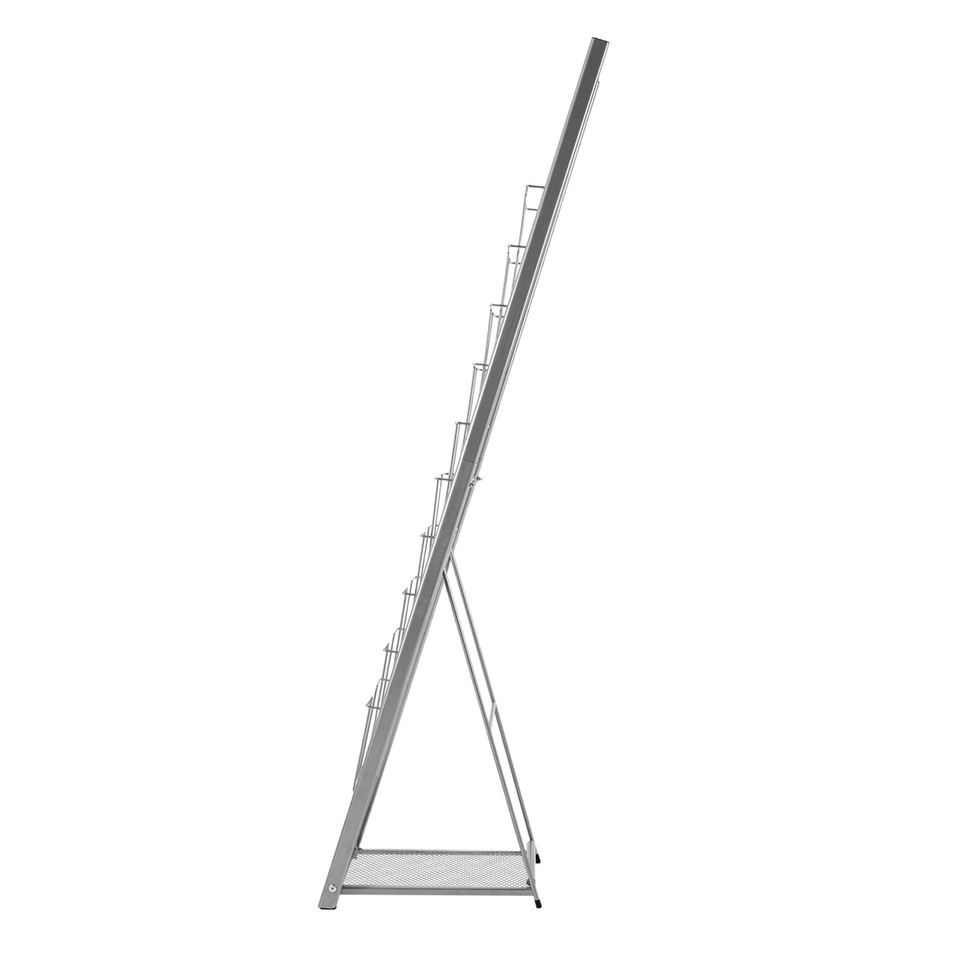 10Tier Floor Standing Literature Rack Brochure Magazine Display Holder ...