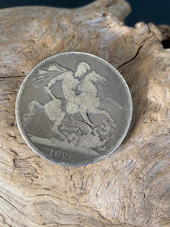 1822 Great Britain One Crown King GEORGE IV Silver Coin LOW MINTAGE | eBay