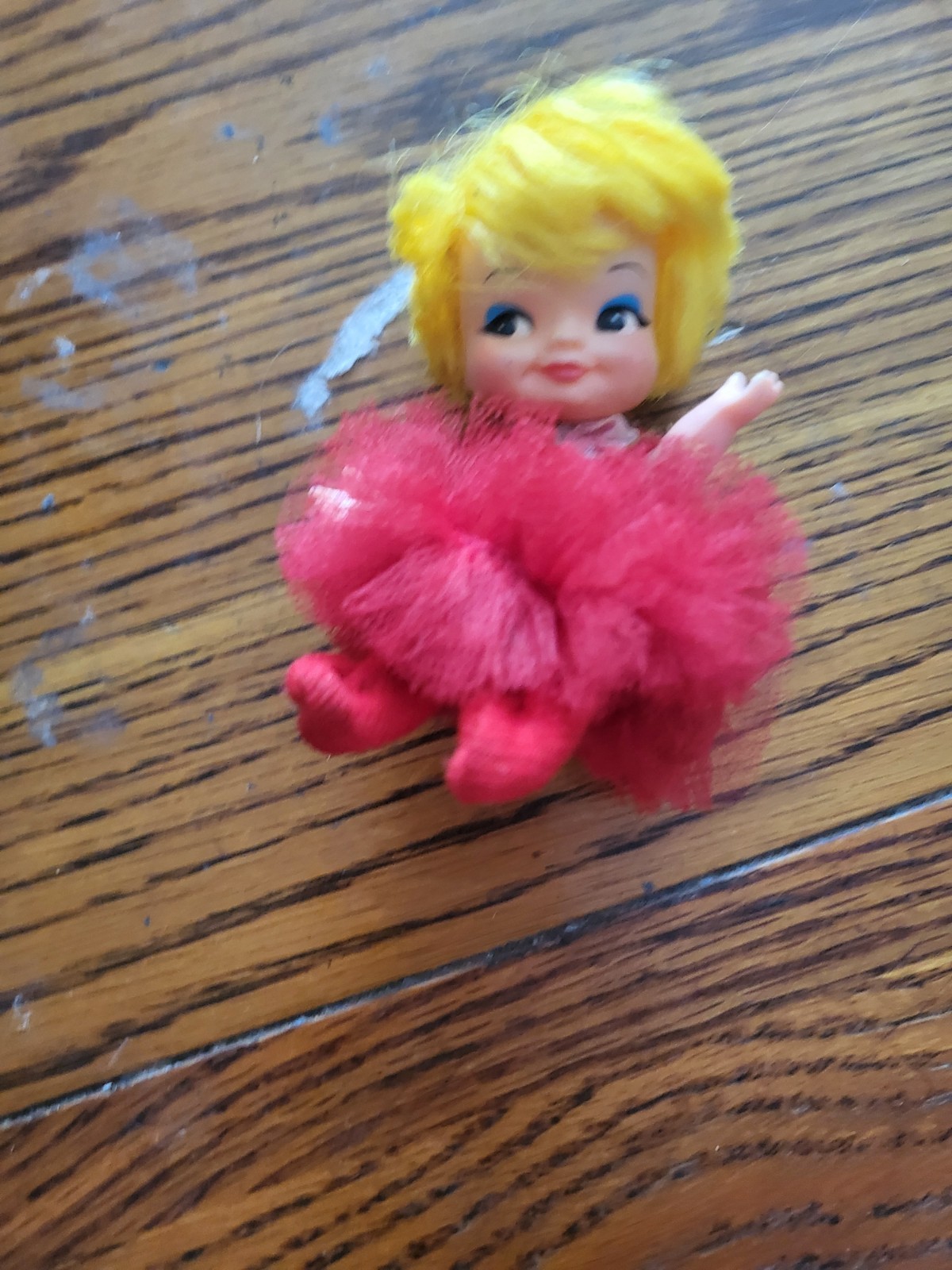 1969 Remco Finger Ding Doll Betty Ballerina Red Yellow Hair Fingers Be ...