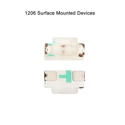 100Pcs 0603 Surface Mounted Devices LED Bulbs Light Emitting Diode Kit ...