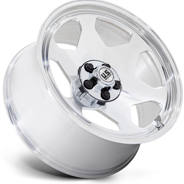 US Mag UC144 OBS 22x10.5 5x5" +12mm Polished Wheel Rim 22" Inch ...