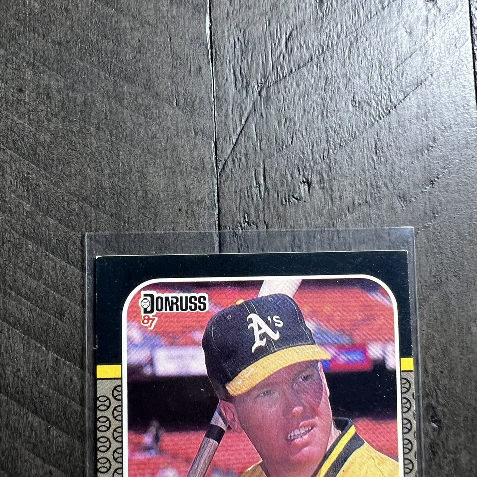 1986 Leaf Donruss Rated Rookie MARK McGWIRE #46 Oakland A’s RC | eBay