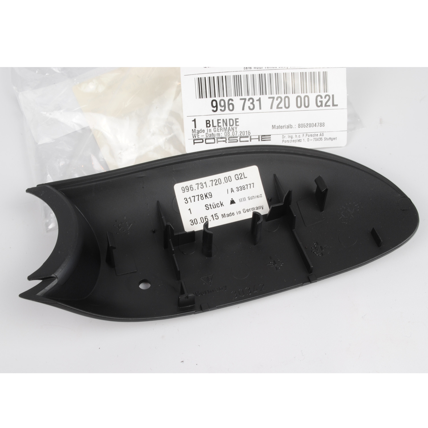 Genuine Porsche 986/996 Lower Door Mirror Trim Right Boxster Carrera ...