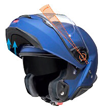 Shoei Neotec II Matte Blue Metallic Helmet Adult Sizes | eBay