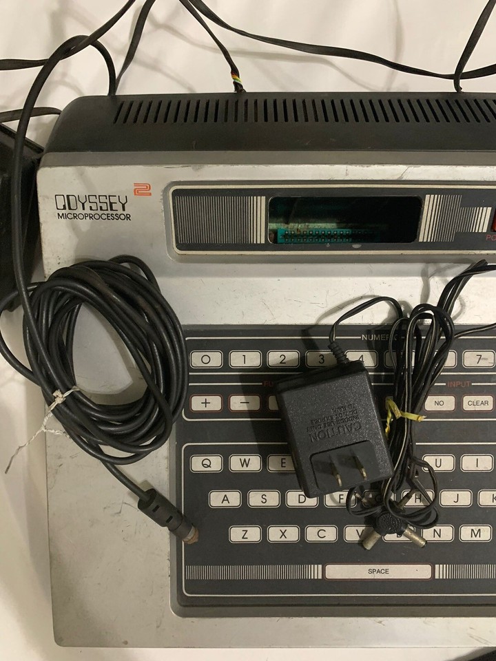 Magnavox Odyssey 2 Video Game Console and 23 Games and Cords UNTESTED ...