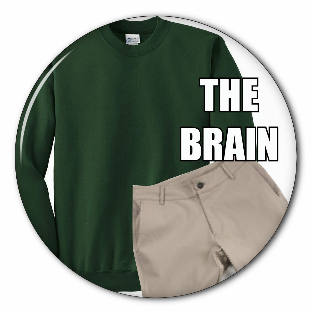 BRIAN JOHNSON BREAKFAST CLUB NAME BADGE & BUTTON HALLOWEEN COSPLAY ...