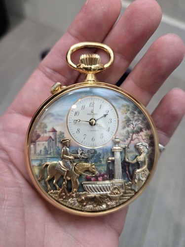 Reuge Musical Pocket Watch, with original case and key | eBay