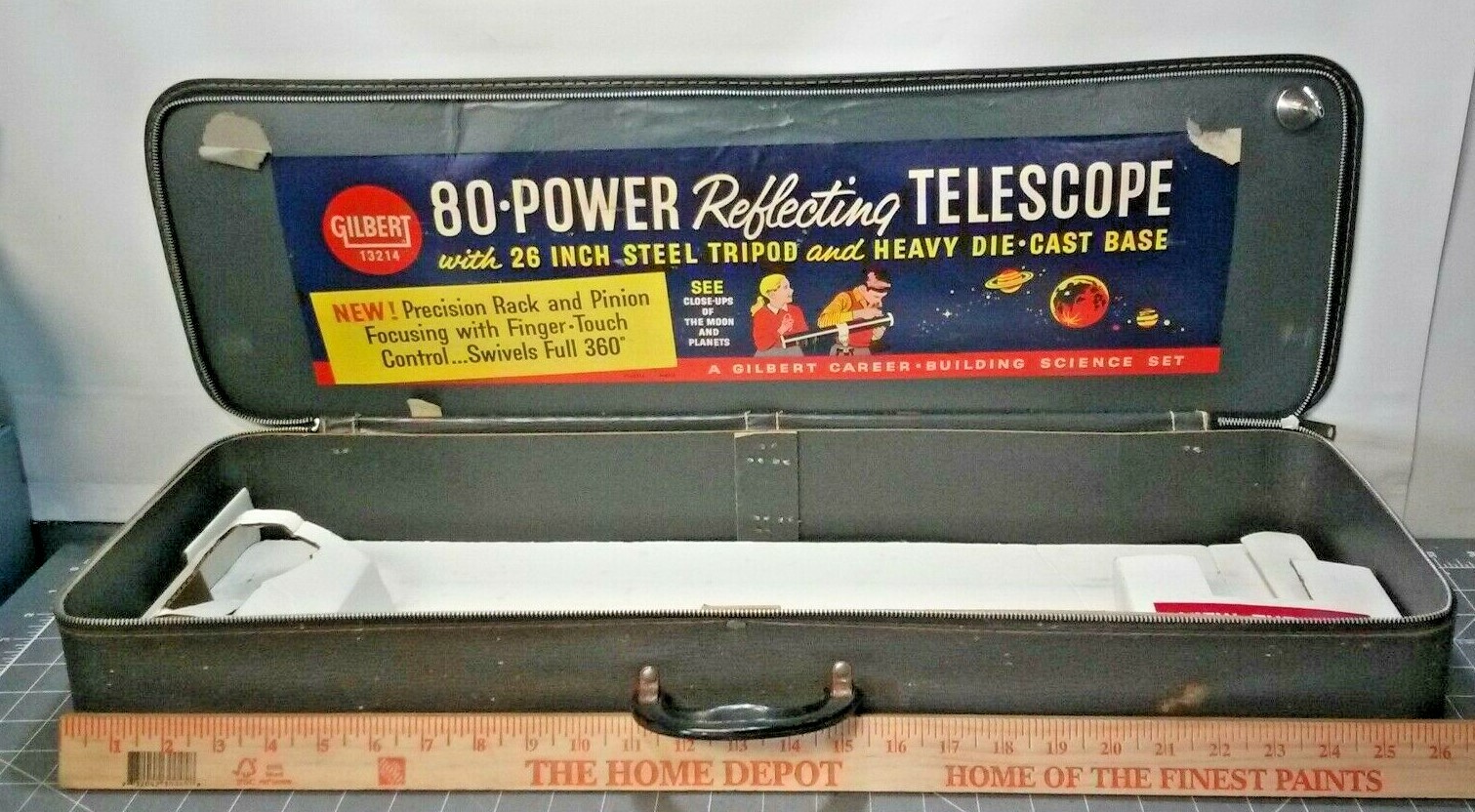 Vintage Gilbert 80 Telescope CASE ONLY See Description and Pictures | eBay