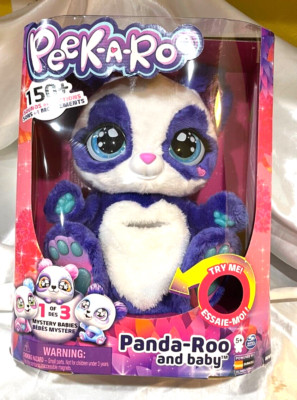 Peek-A-Roo Interactive Panda-Roo Plush Toy with Mystery Baby and Over ...