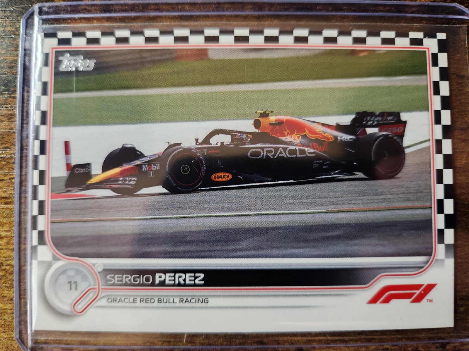 2022 Topps Formula 1 F1 Sergio Perez Checker Flag Parallel #110 Red ...