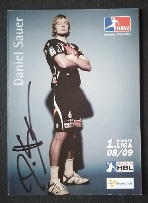 7702 Daniel Sauer Balingen Weilstetten 2008/09 Handball AK original ...