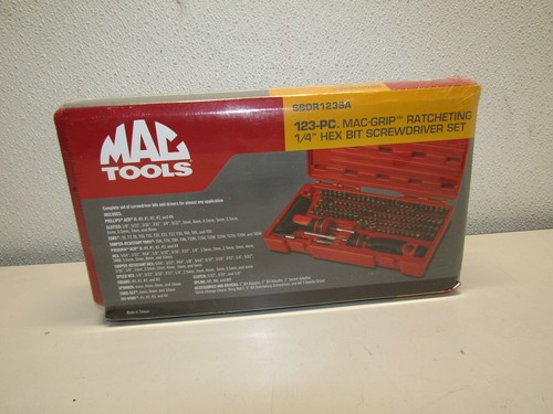 Pre Owned MAC Tools SBDR123SA 123-PC.1/4 in. Hex Drive Ratcheting Bit ...