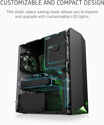 HP Pavilion Gaming PC NVIDIA GeForce GTX 1650, 11th Gen HP Pavilion Gaming PC NVIDIA GeForce GTX 1650, 11th Gen