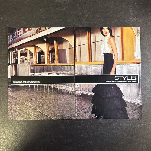 2001 STYLE.COM Print Ad • Original • Y2K ADV30 | eBay