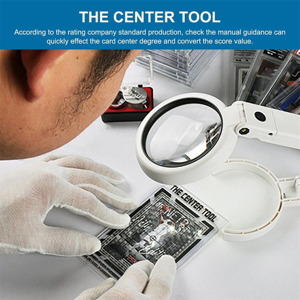 Sports Card Centering Grading Tool Kit, Game Trading Cards Measuring ...