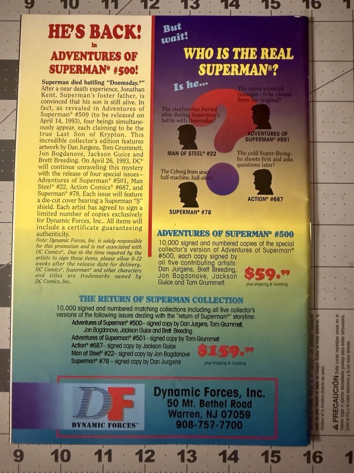 Wizard Superman Tribute Edition #1 Wizard Comics 1993 unbagged FN | eBay