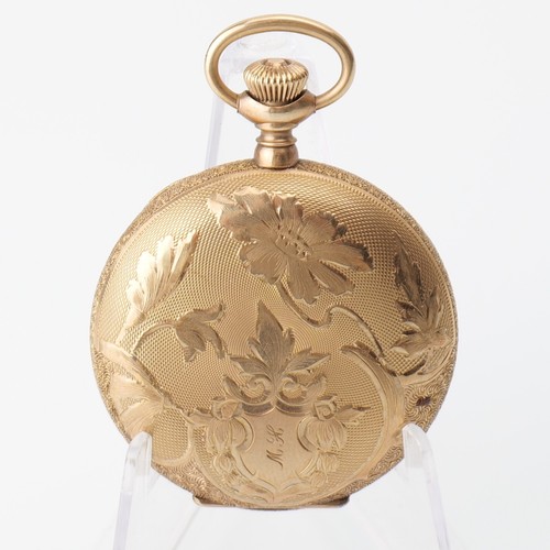 Vintage J. Boss 14k Gold Filled 20 Year 0s Pocket Watch Hunter Case W ...