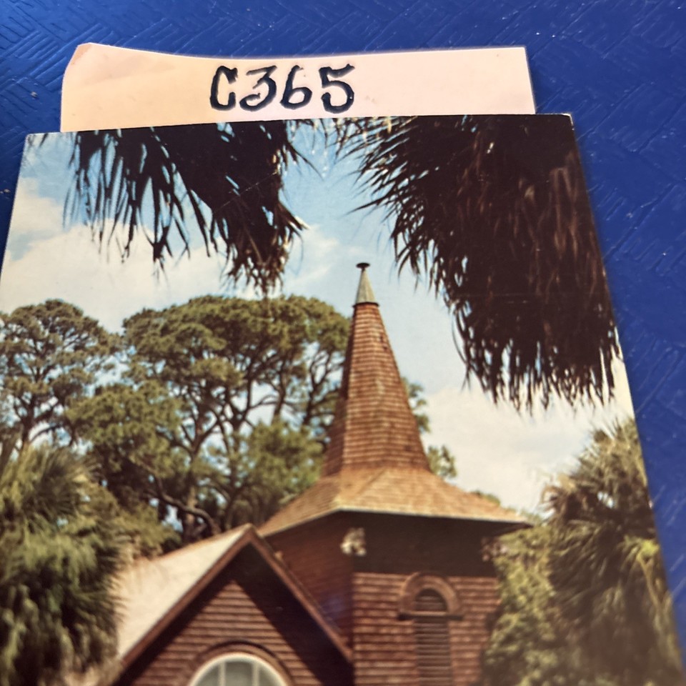 JEKYLL ISLAND GEORGIA GA Faith Chapel Vintage Postcard C365 | eBay