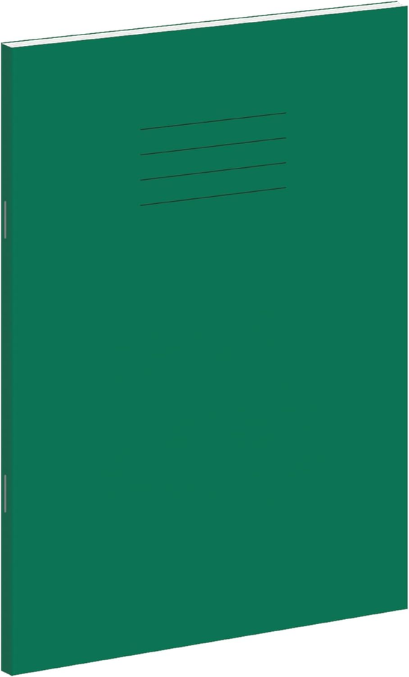 A5 Exercise Books, 48 Pages, Dark Green, Pack of 10 for School, 8 Mm ...