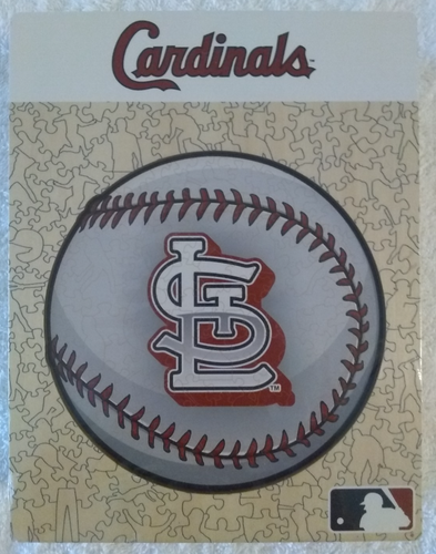 St. Louis Cardinal Baseball Wooden Puzzle New Sealed Officially ...