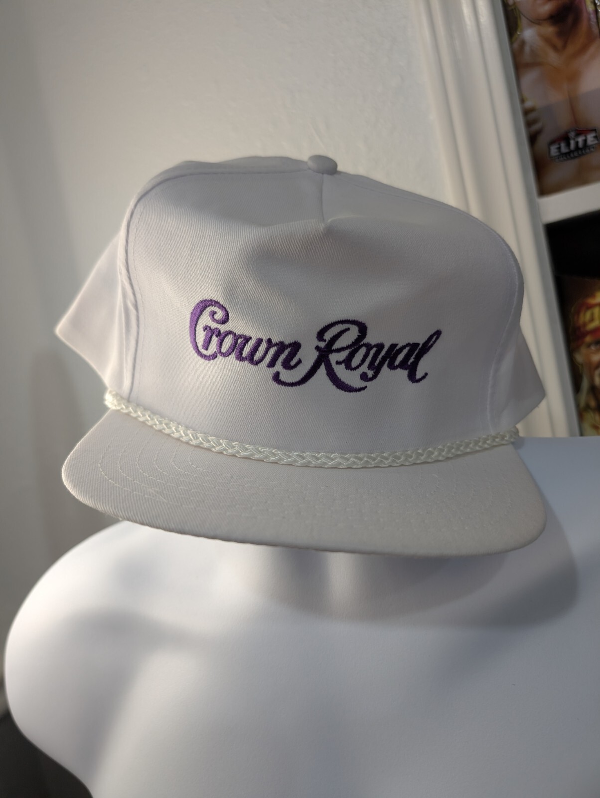 Vintage Crown Royal Snapback Rope Hat - Gem