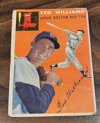 1954 Topps Ted Williams #1 Baseball card. good/poor | eBay