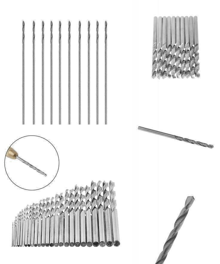 1pc / 20pc Drill Bit 0.3mm-4mm Small Sized Bits Piece Hand Power Tool ...
