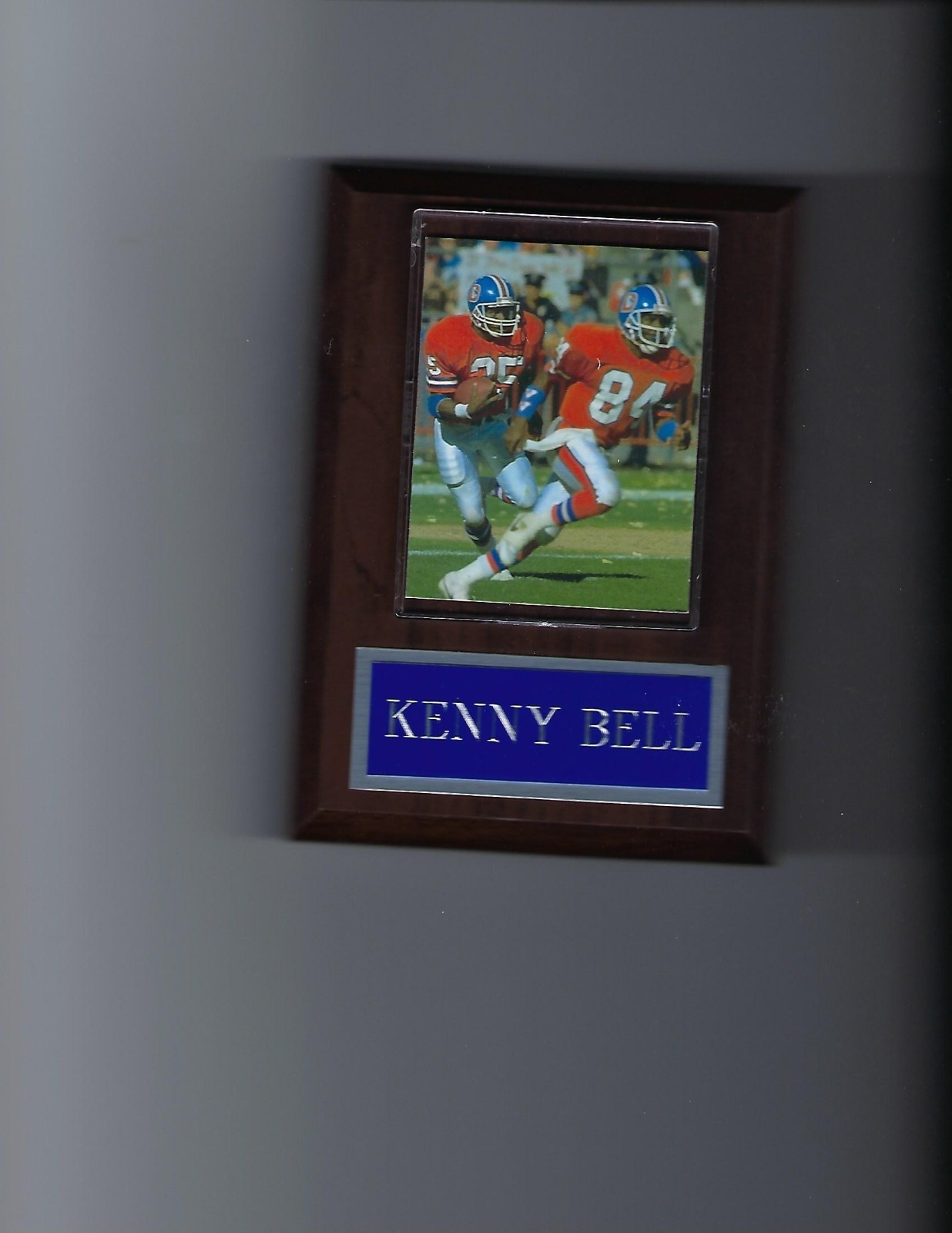 KENNY BELL PLAQUE DENVER BRONCOS FOOTBALL NFL | eBay