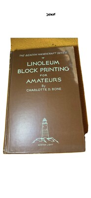 Linoleum block printing book 1937 | eBay