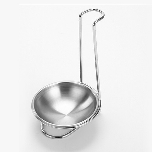 Stainless Steel Ladle Holder Cooking Utensils Stand Spoon Rest Silver A ...