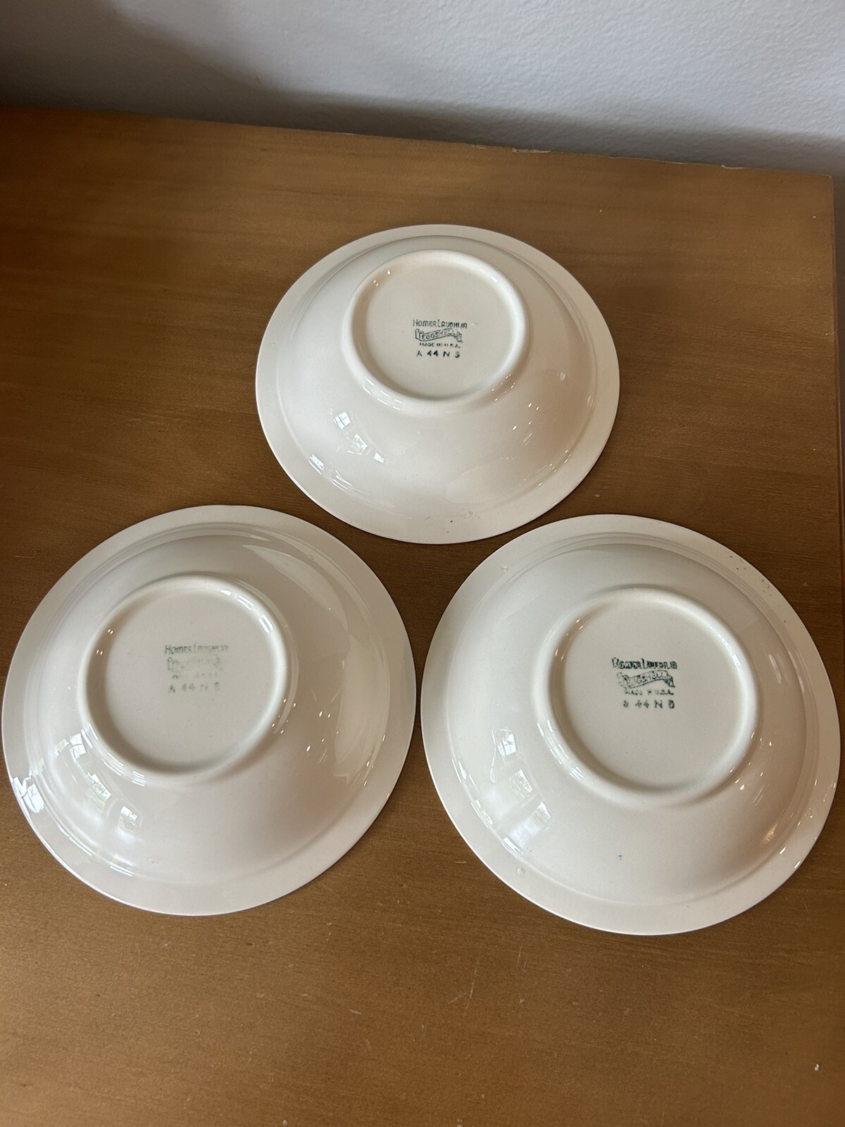1 Set of 3 Bowls Homer Laughlin Eggshell colonial kitchen Rim Fruit ...