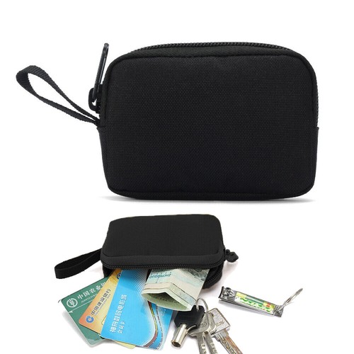 Card Wallet Pouch Waterproof Coin Small Mini Bag Men Women Key Rings ...