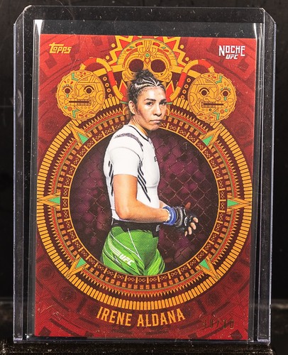Irene Aldana 2024 Topps Noche UFC 9D Red 8/10 | eBay